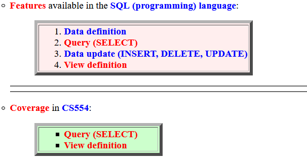 CS457 Syllabus & Progress